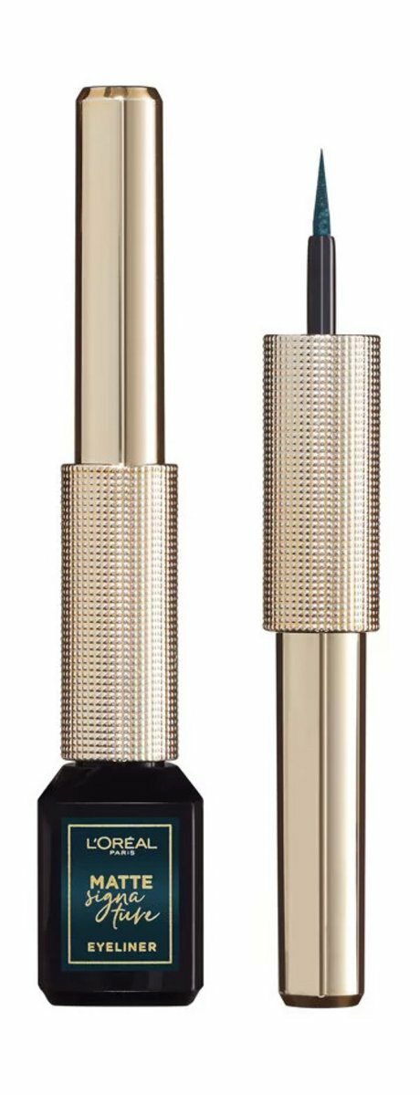 L'Oreal Matte Signature Eyeliner Жидкая подводка для глаз | 4 Изумрудный 50мл