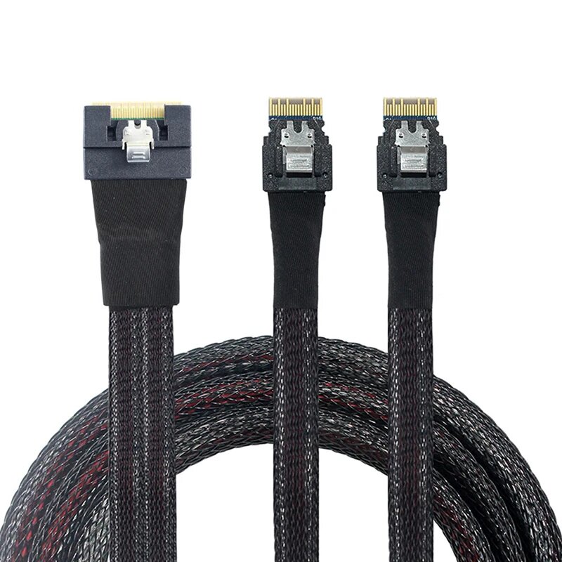 SAS SFF-8654 8I to 2X 4I кабель 100cm