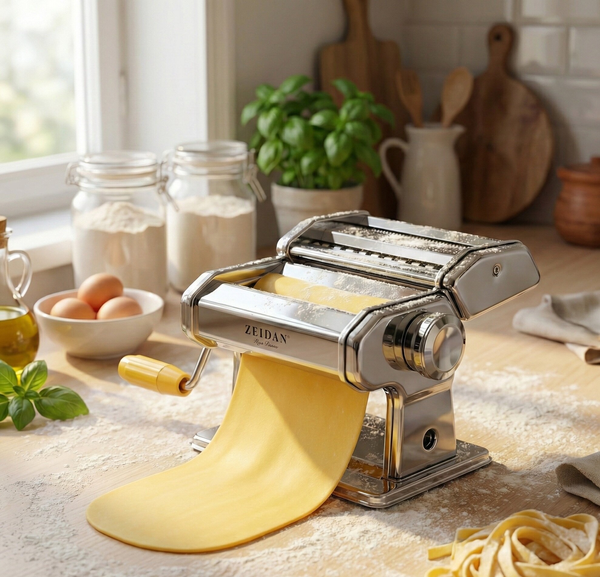 Лапшерезка, тестораскатка, раскатка для теста, тестораскаточная машина, машинка для раскатки теста