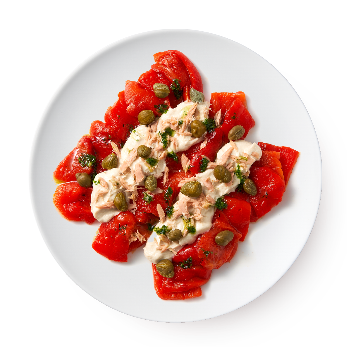 Перец запечённый с соусом тоннато "Из Лавки", в контейнере, 1 шт