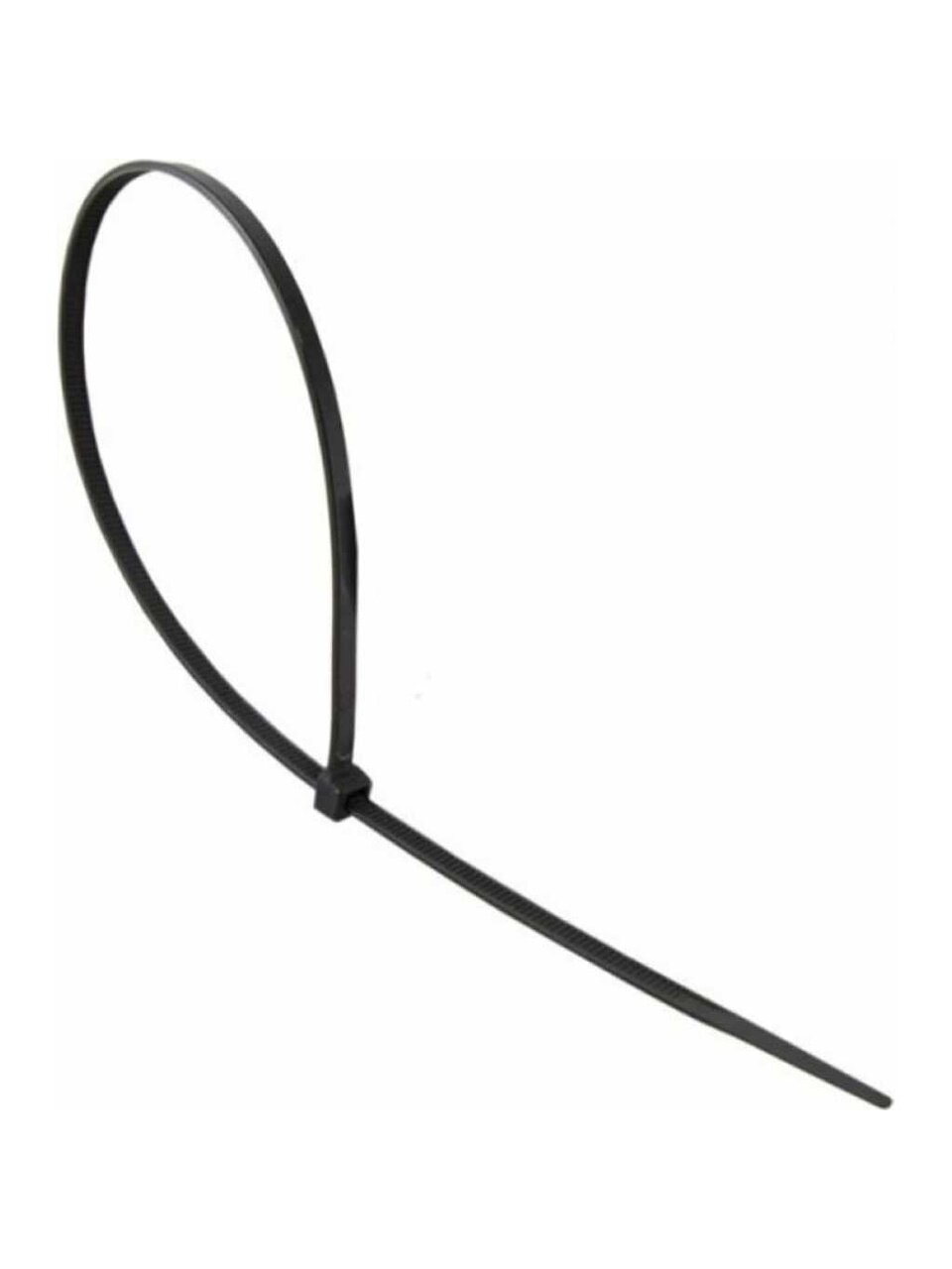 Нейлоновые хомуты 3.6x250 мм, 100 шт, черные, Китай