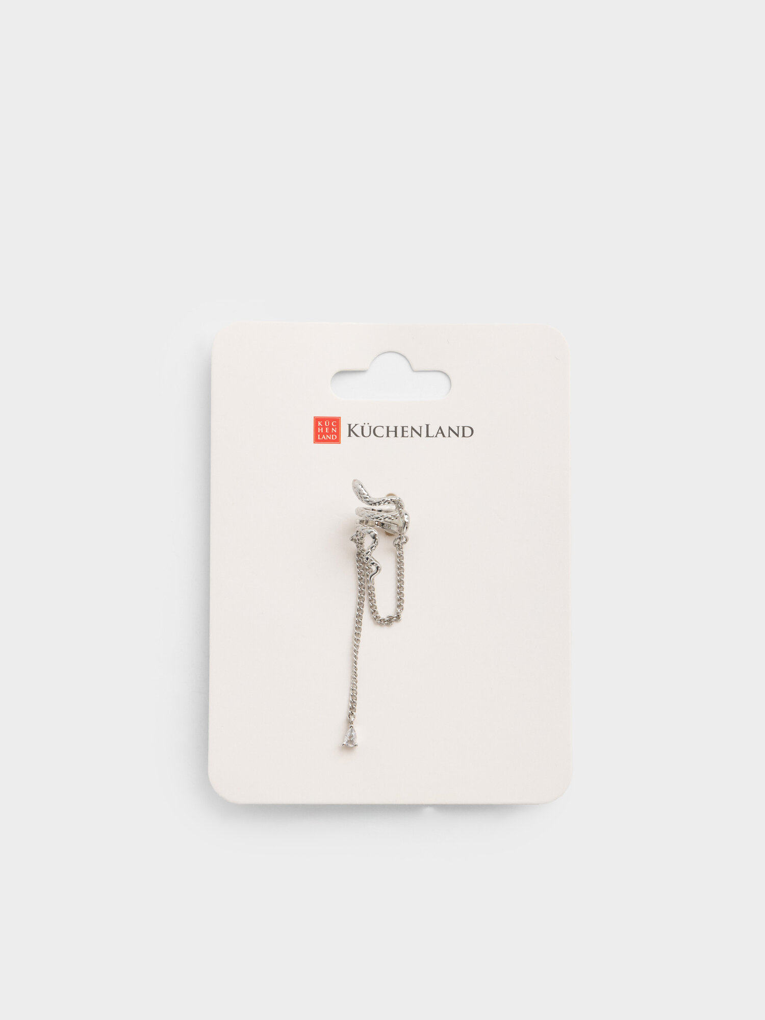 Серьги каффы, стекло