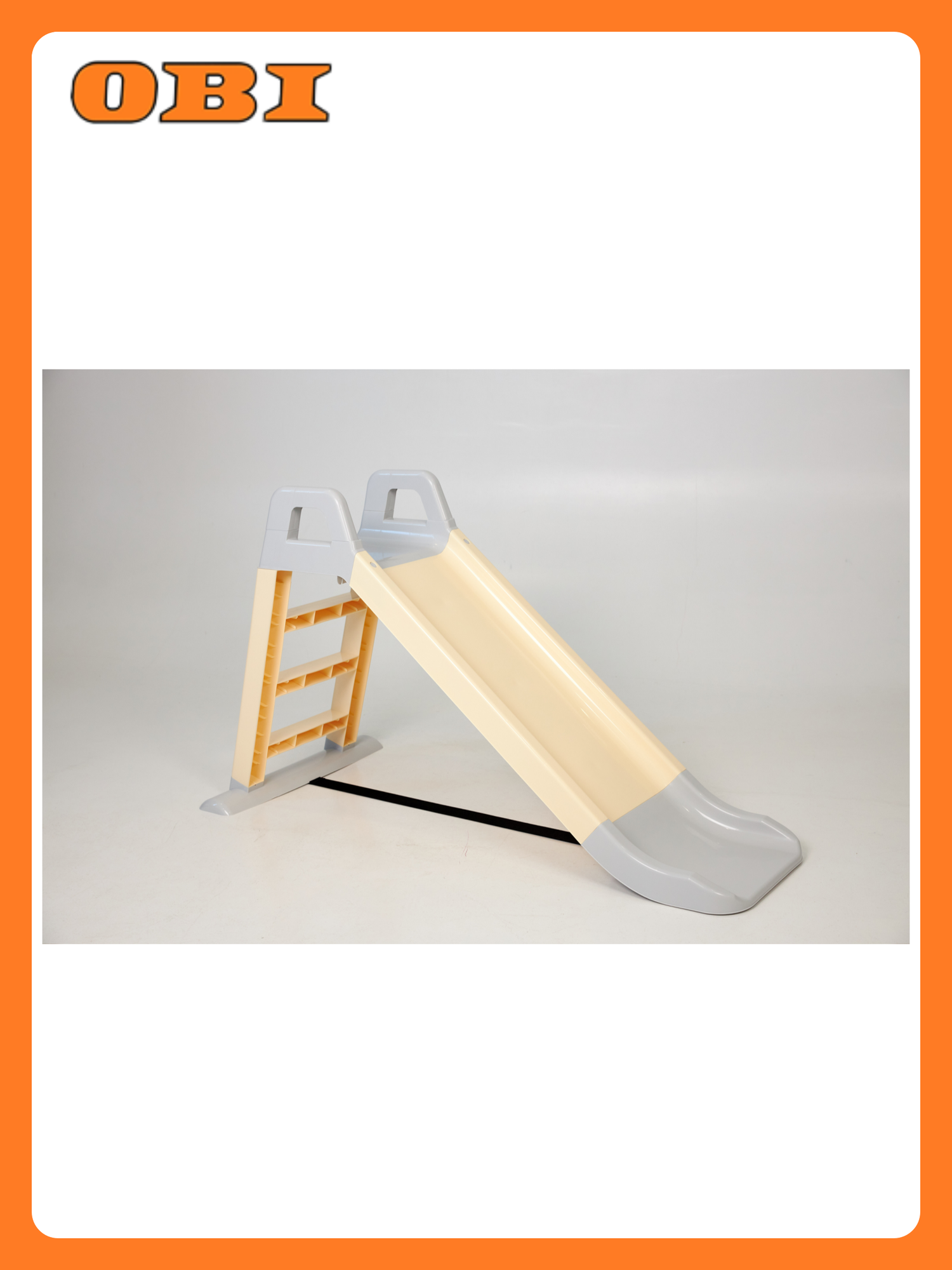 Горка детская OKIKID Kimrik, пластик, 78x135x60 см, для детей 1-5 лет