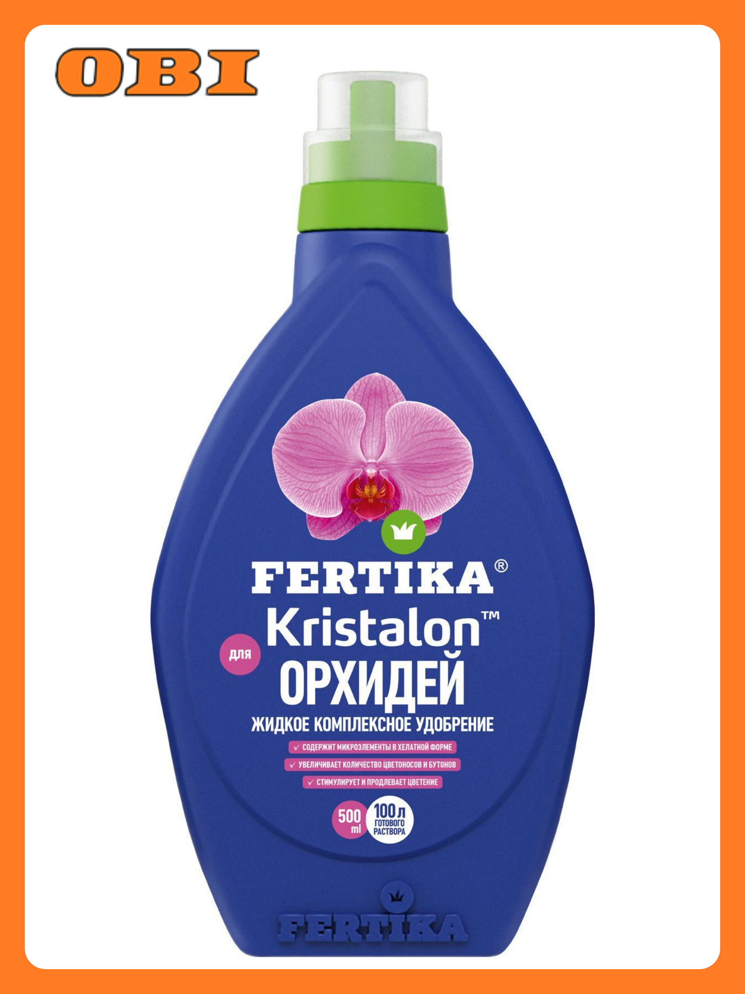 Удобрение FERTIKA Кристалон для орхидей 500 мл