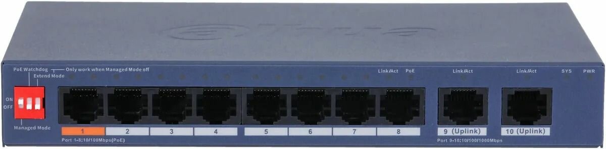 Dahua DH-CS4010-8ET2GT-60 PoE-коммутатор