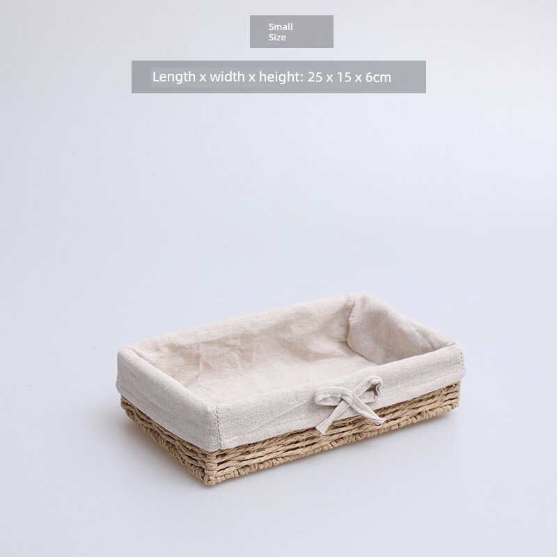 Корзина для хранения из ротанга, средства по уходу за кожей, закуски из сухофруктов, ящик для хранения с дистанционным