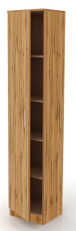 Шкаф Пенал Надежда Д-107М дуб вотан (193,6х40,2х35)