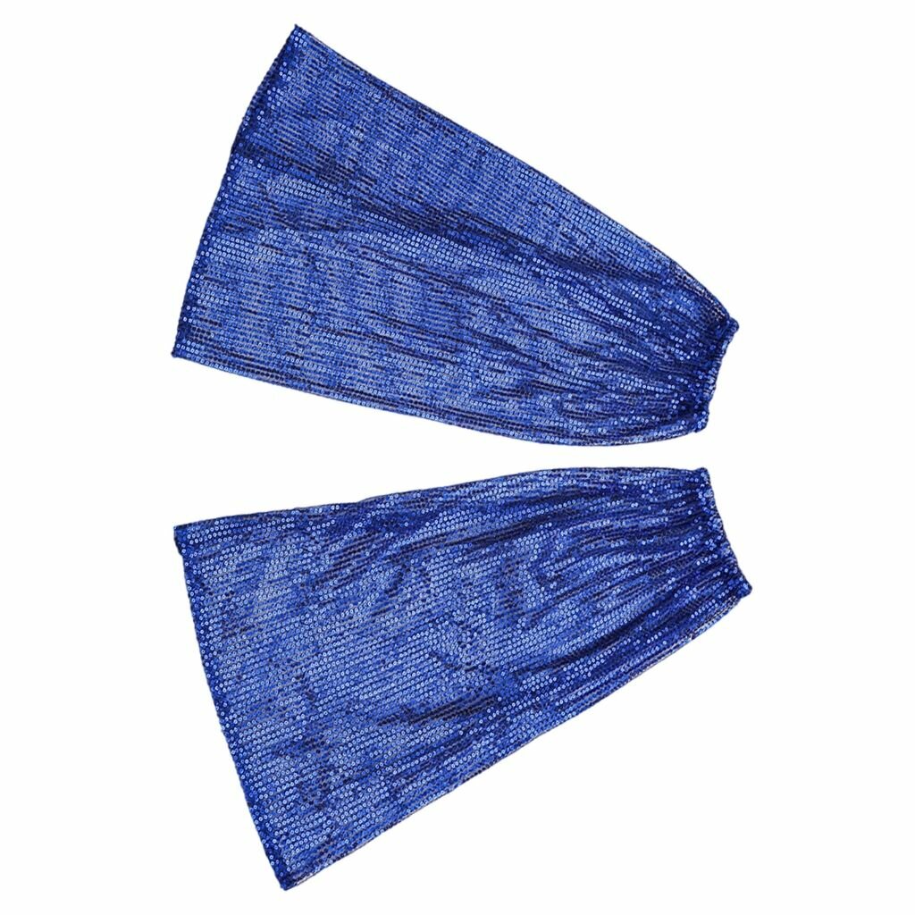 Расклешенный чехол для ног с широкими штанинами-королевский синий