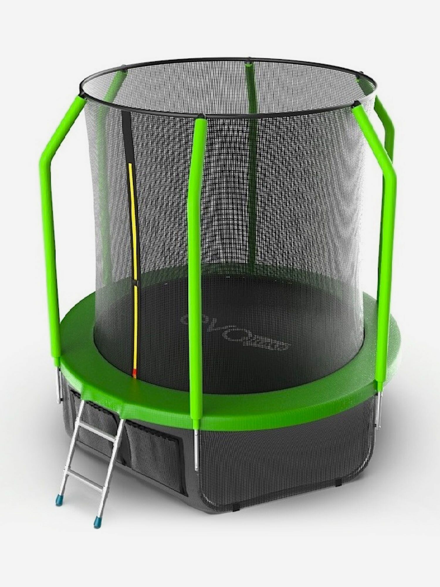 Батут каркасный EVO JUMP Cosmo 6ft зеленый + нижняя защитная сеть, диаметр 183 см