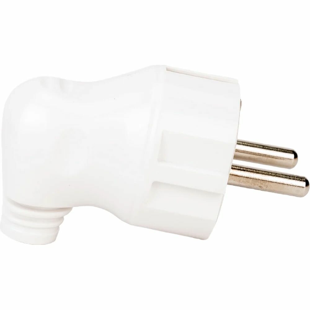 Евровилка IEK угловая белая 16А 691452