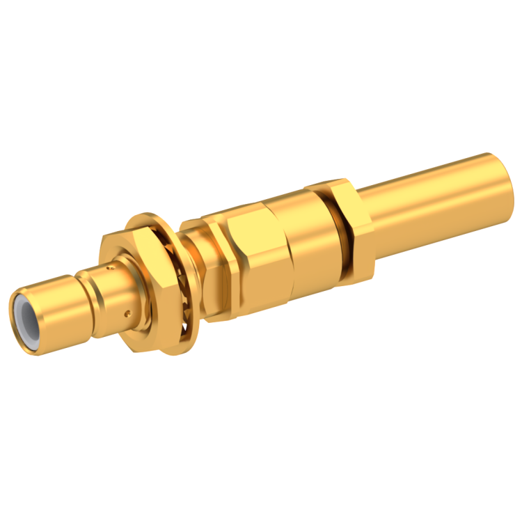 Китайский аналог(замена): R114312000 SMB прямой разъем для переборки с фронтальным креплением обжимного типа - Кабель 2.650+75 S