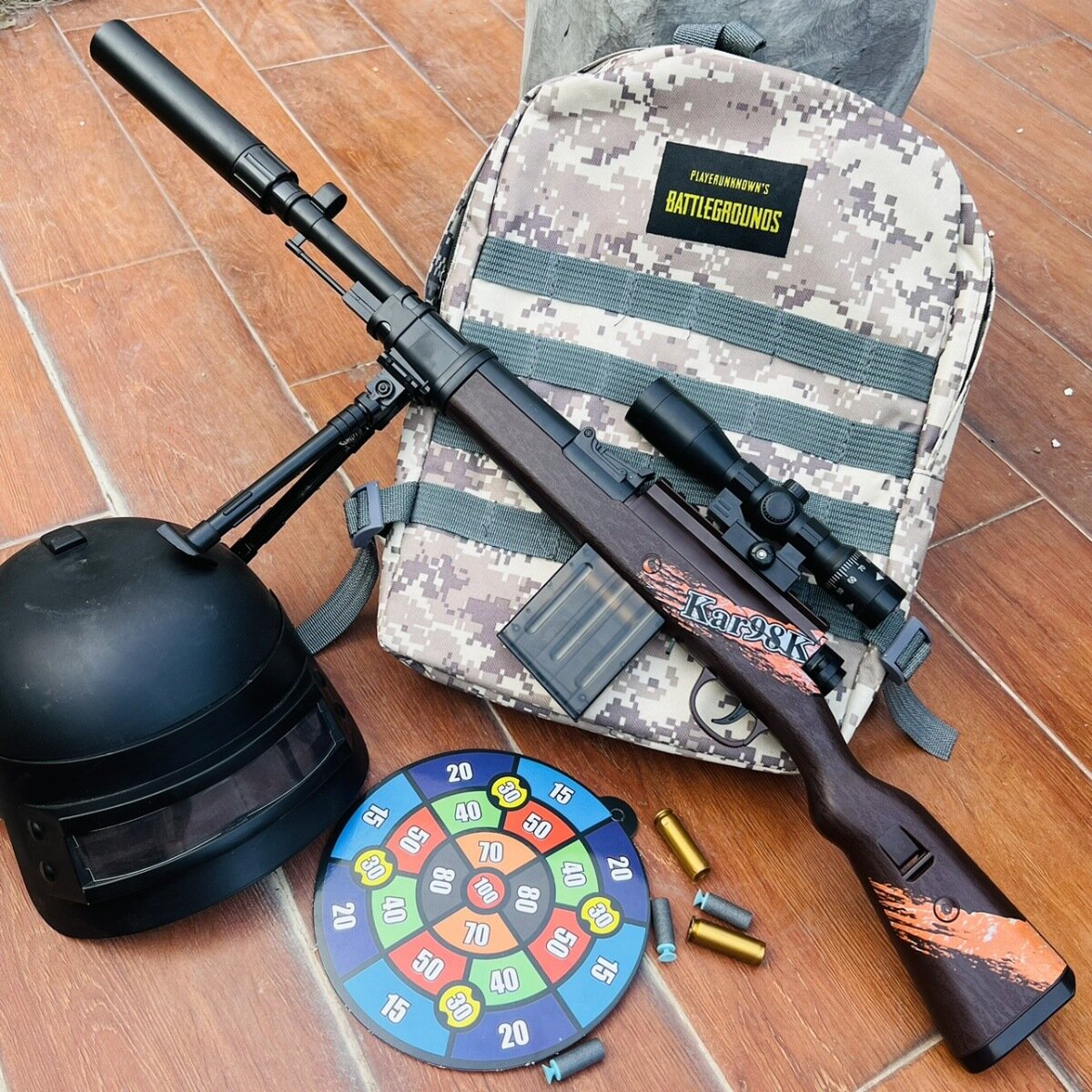 Большая снайперская винтовка 98k, детская игрушечная винтовка, мягкая пуля, набор оборудования PUBG, полный комплект, модель для мальчиков