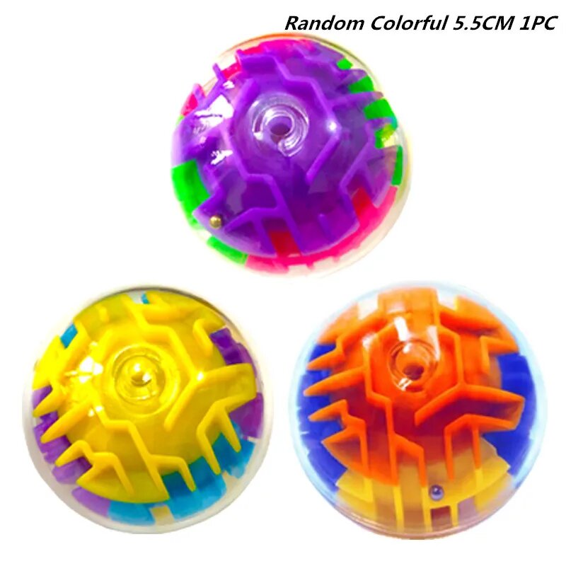 Мини 3D волшебный лабиринт головоломка шар кубик игра глобус Сфера россыпью искусственная головоломка для мозга Обучение искусству