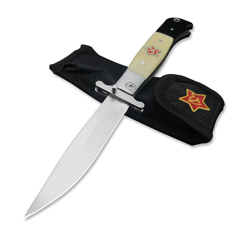 Складной нож для выживания на природе, тактический многофункциональный EDC, высокая твердость, Патриот Российской Федерации