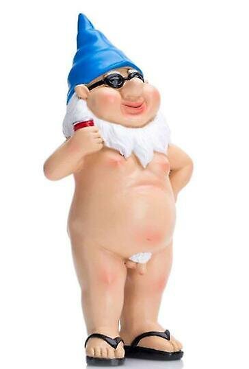 Голый скульптор сад парни шутить голый смешный статуя украшение нудистский подарок (мужчина)