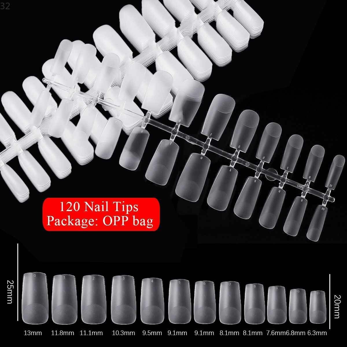 Гелевые типсы для наращивания, Балерина, накладные ногти, 120 шт/240 шт11