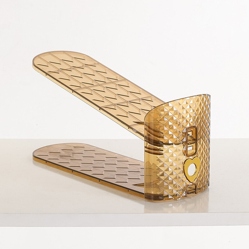 Стеллаж для обуви, двухъярусная подставка для обуви, трехуровневая регулируемая, подходит для дома и общежития, для