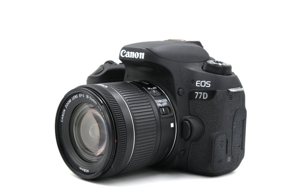 Зеркальный фотоаппарат Canon EOS 77D kit 18-55 IS STM