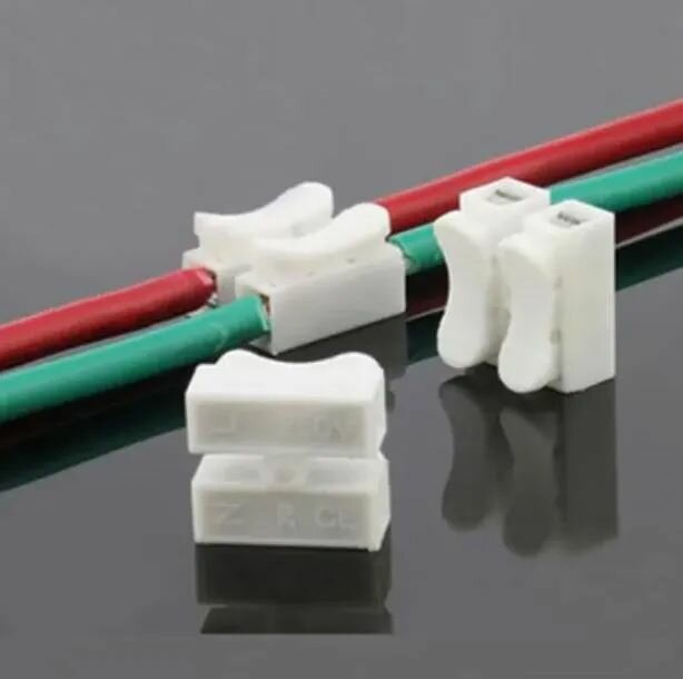 GEALFIS Клемма соединительная двухконтактная20шт, быстрый монтаж проводки, электротехнические аксессуары