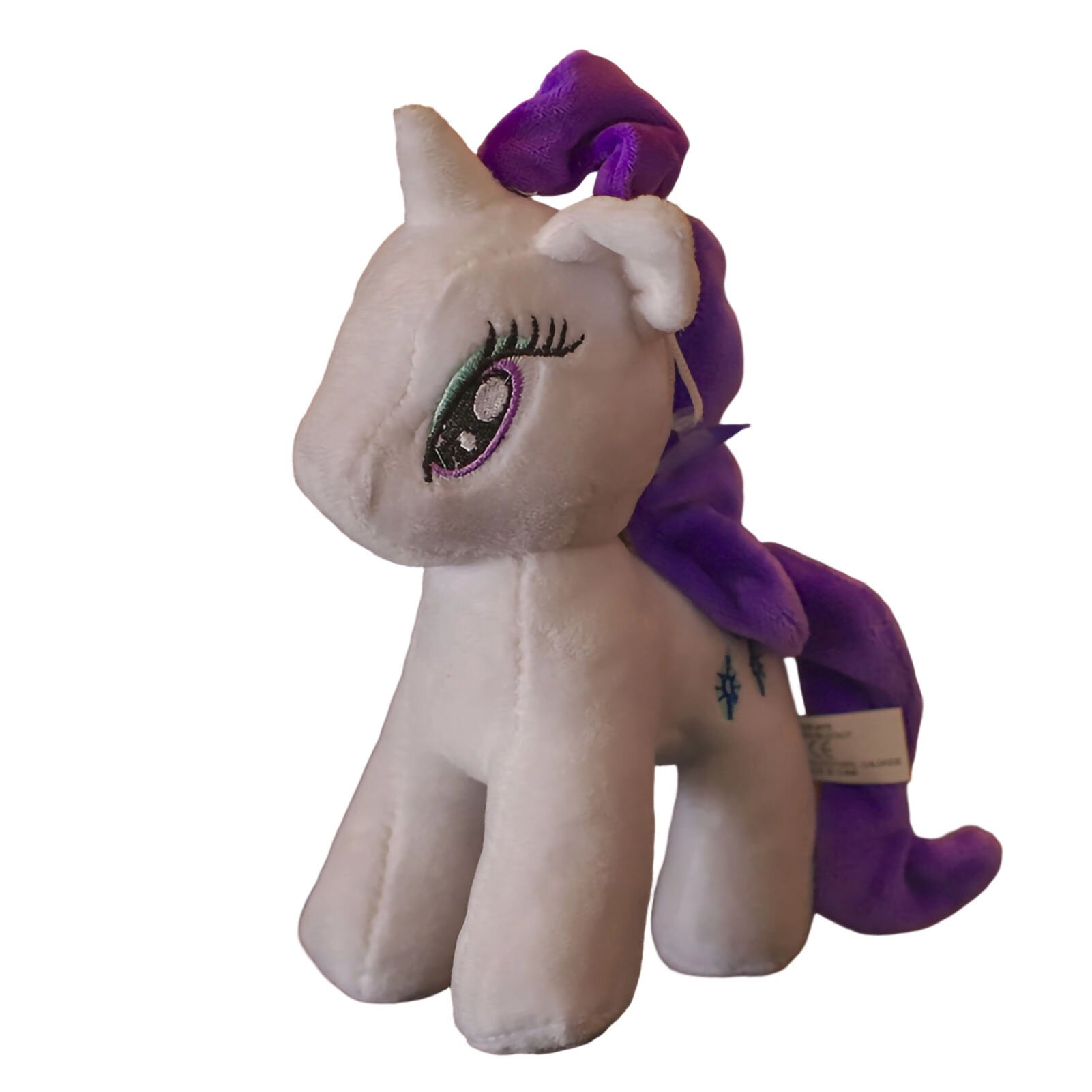 Мягкая плюшевая игрушка в форме лошадки, высотой 9,06 дюймов, из ПП-хлопка, очаровательный подарок. Белый цвет.