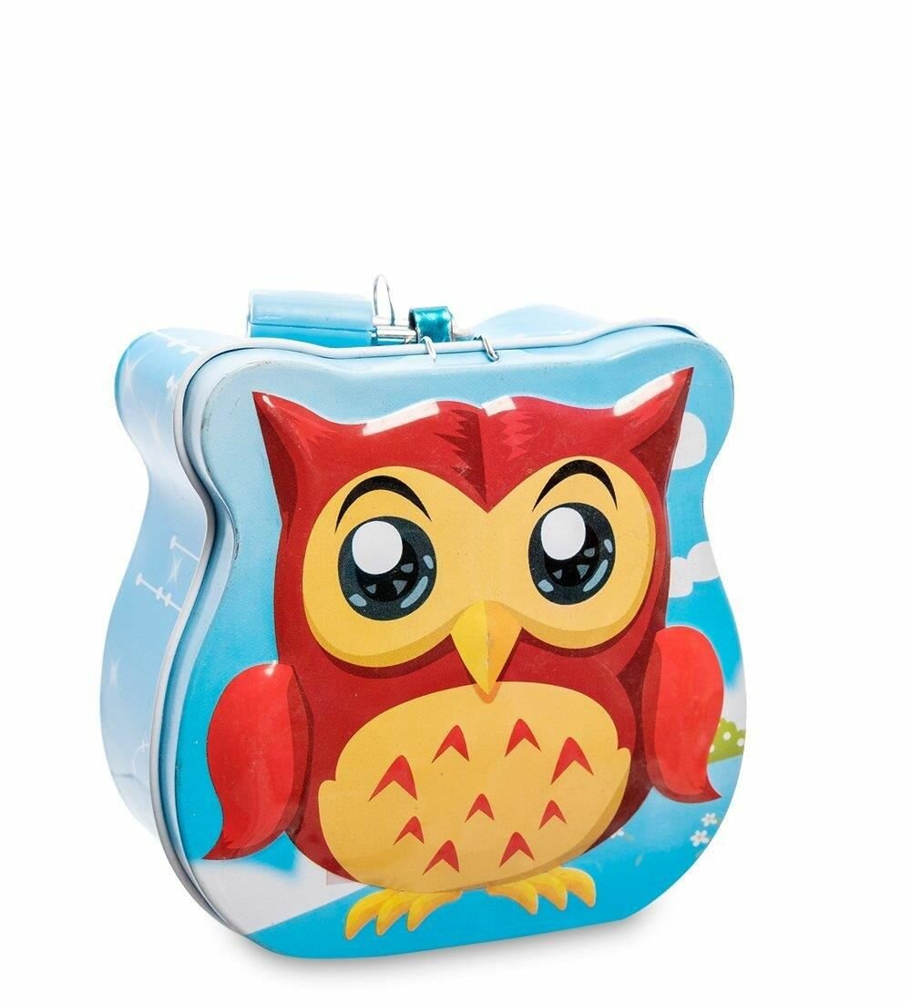 Металлическая копилка Совенок A2145550 разностор, Металл