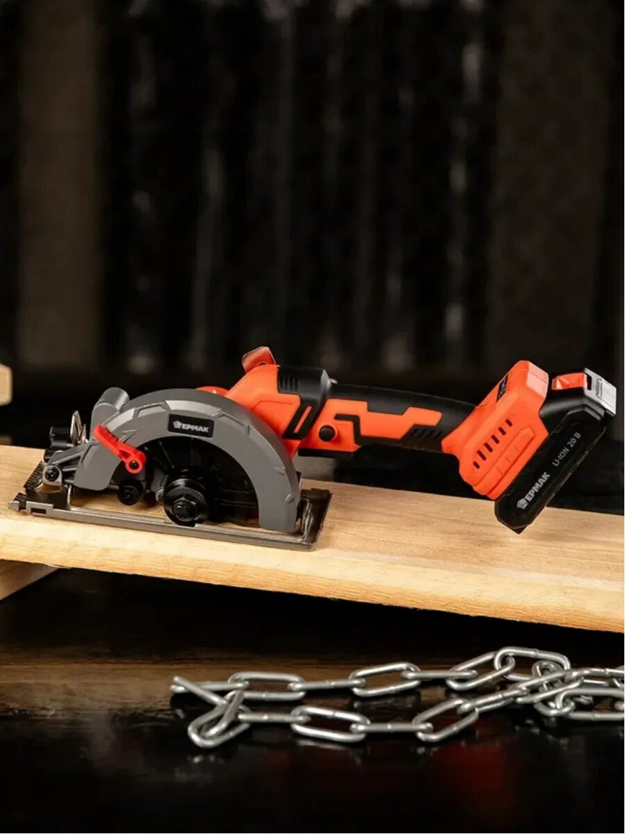 Пила аккумуляторная дисковая циркулярная с бесщеточным двигателем 20 В