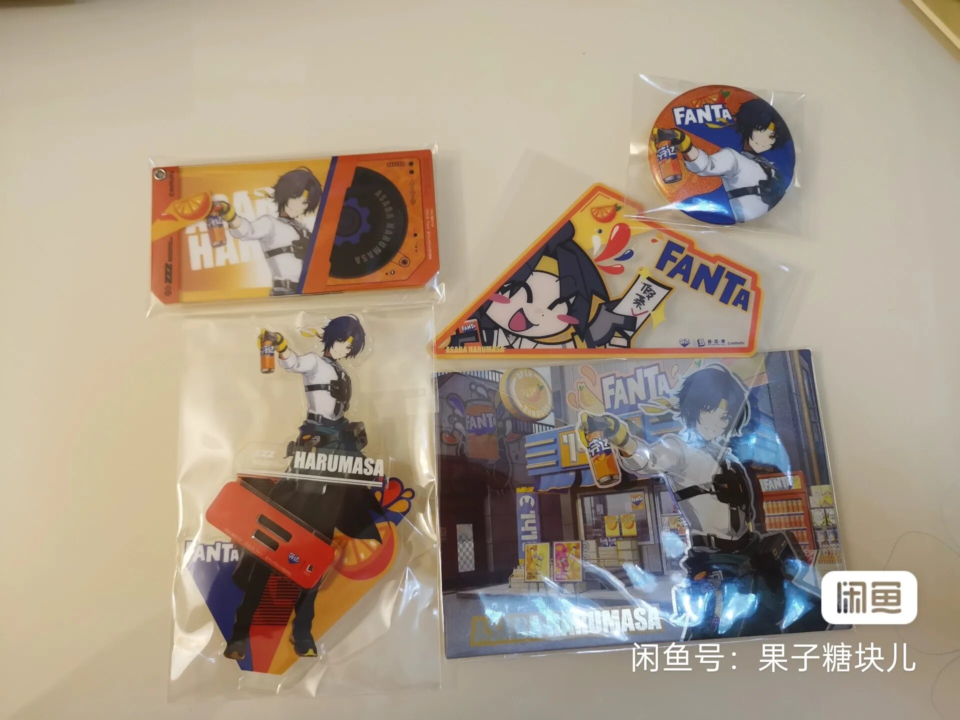 Zenless Zone Zero X Fanta Акриловый значок Set A