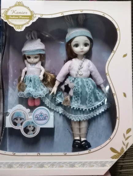 Набор кукол Мама рыжая с сумкой Звезда и дочкой 201854-3 с 3 лет