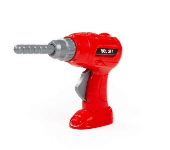 Полесье Шуруповерт №1 игрушечный красный (в пакете) 90478 с 3 лет
