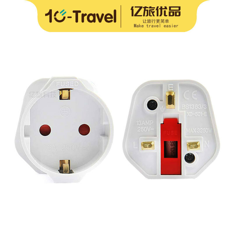 Вилка в британском стиле, вилка в европейском стиле, вилка в немецком стиле, вилка в британском стиле, адаптер в