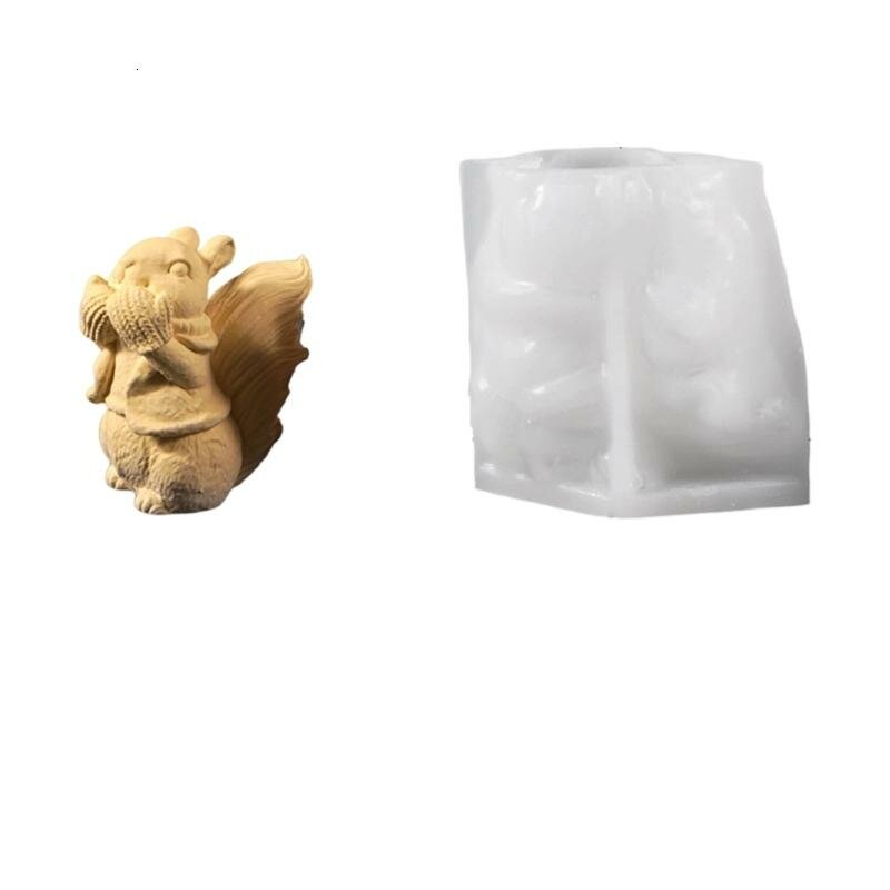 Форма силиконовая «Белка» для эпоксидной смолы, Стиль 1