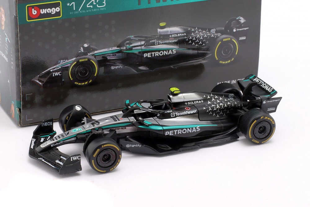 Модель коллекционная BBURAGO Mercedes-amg F1 W16 kimi antonelli #12 2025