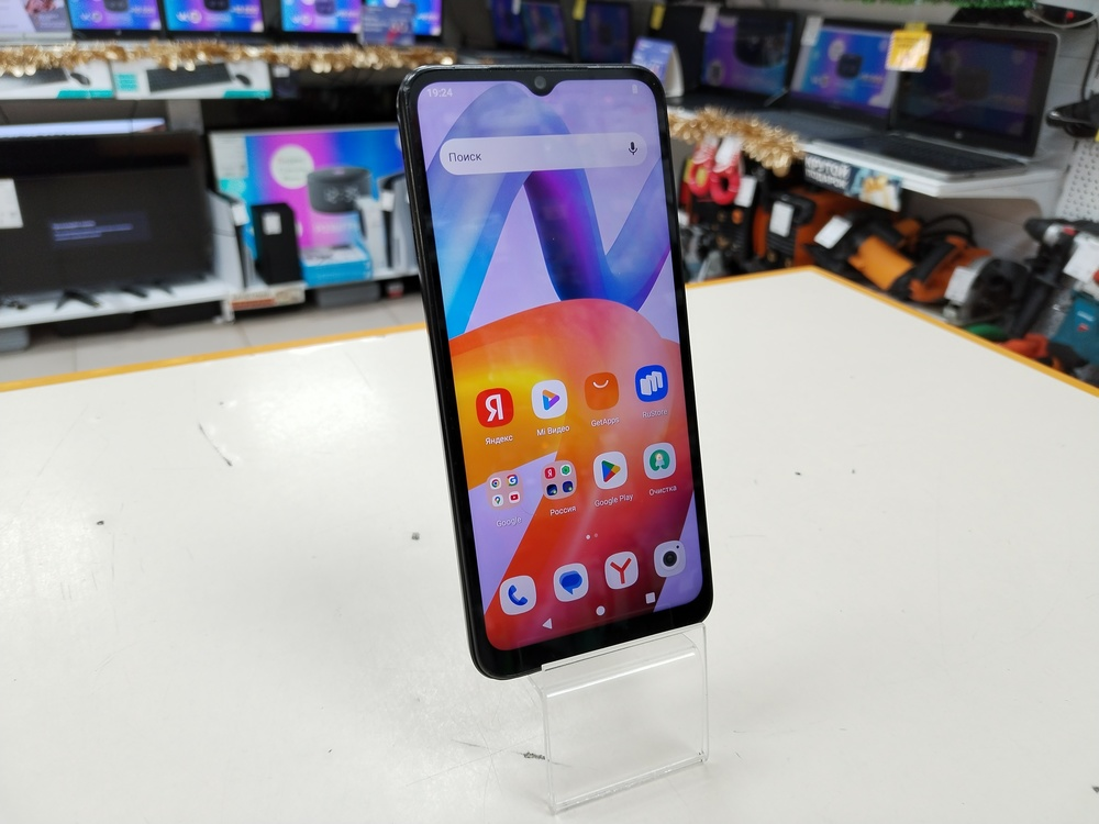 Смартфон Xiaomi Redmi A2+ 3/64 ГБ RU, Dual nano SIM, черный (black) Б/У, уценка