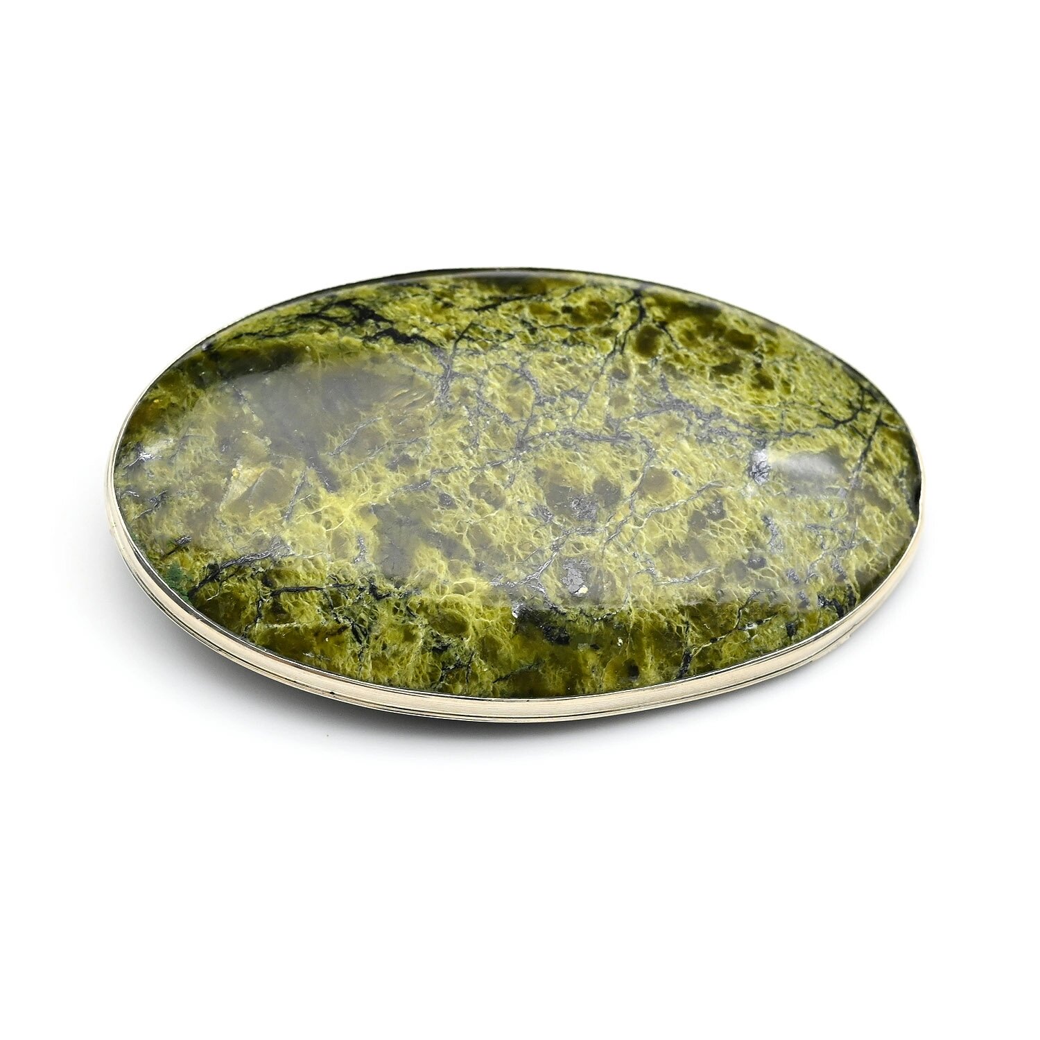 Брошь, змеевик