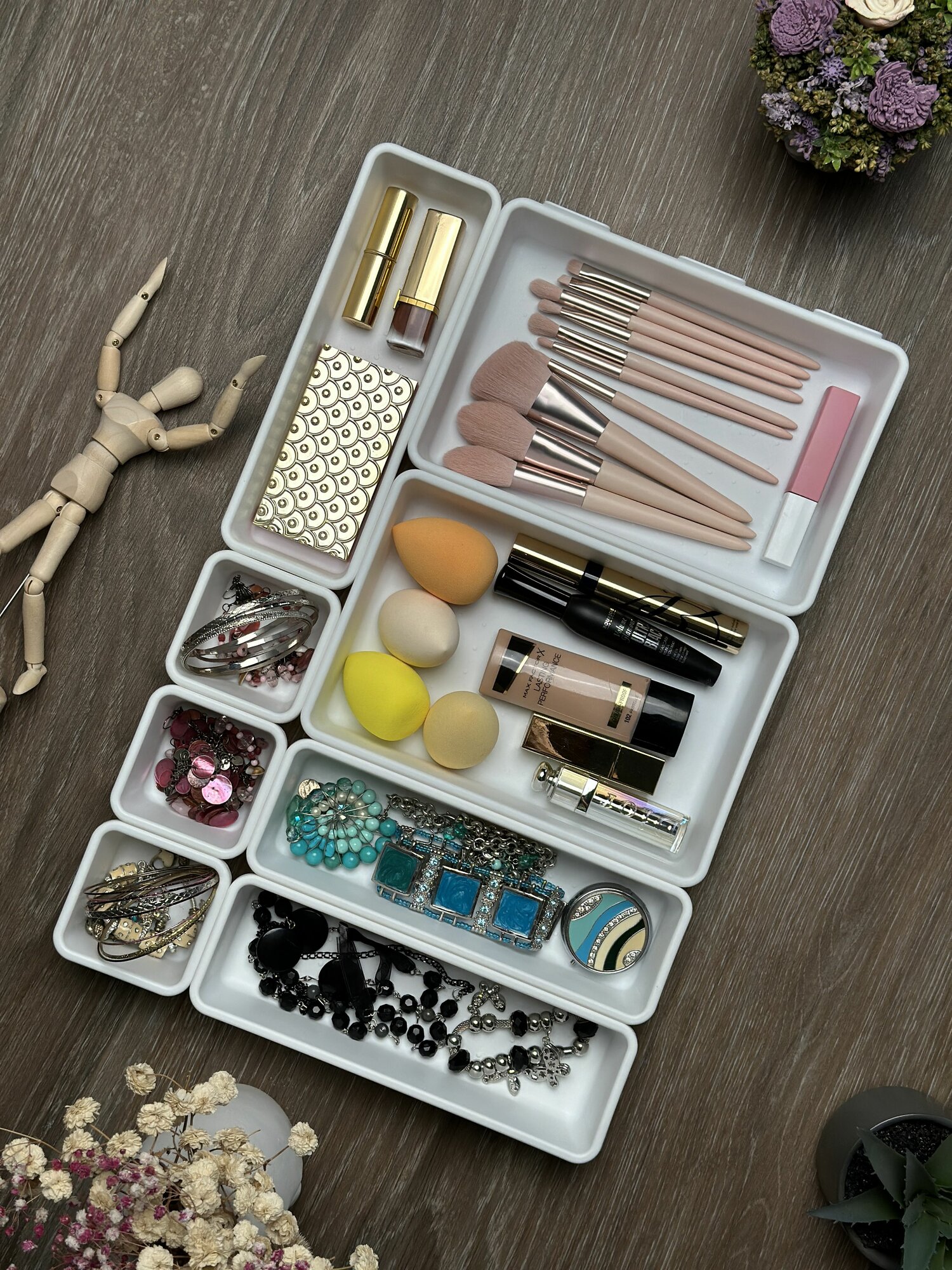 Органайзер для косметики, для хранения вещей, для ванной, мелочей