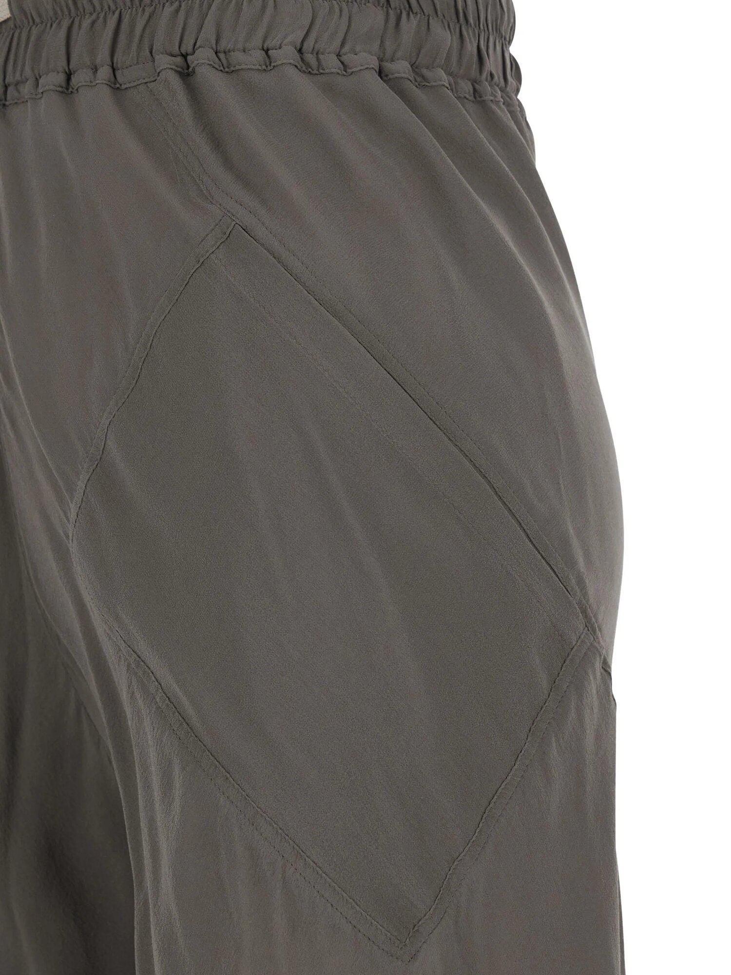Брюки Rick Owens Drawstring flared trousers, размер 40, grey — фото 1