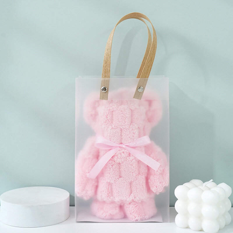 Коралловое бархатное полотенце, впитывающее полотенце из золотого бархата черепахи, мягкая кукла-медведь, свадебная