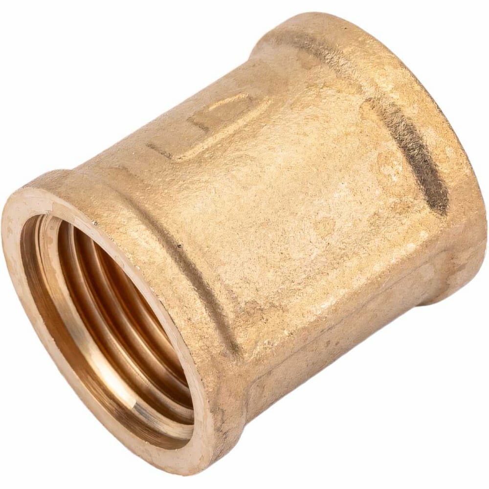 Муфта LD PRIDE DN15 (1/2") ВР латунь с биркой LD.65.502.15.1