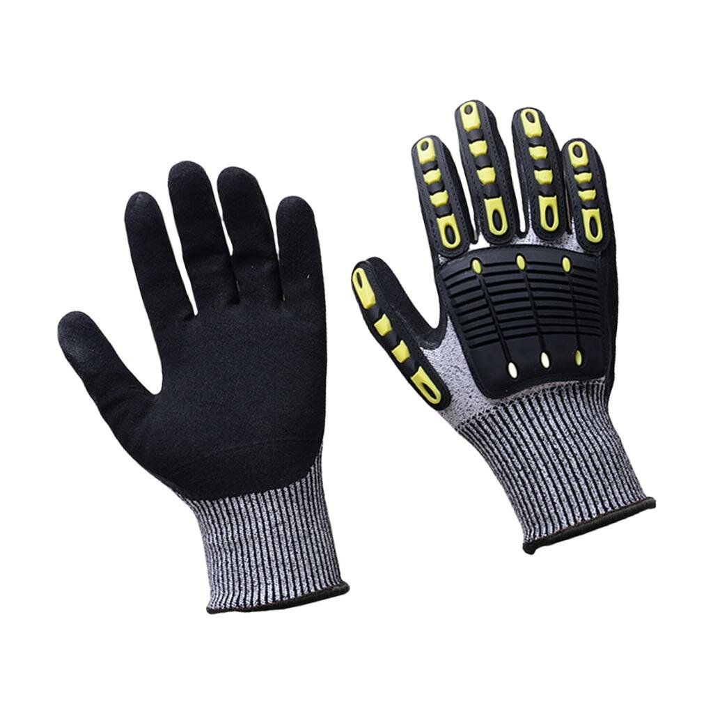 Перчатки-митенки защитные, 2 шт, M