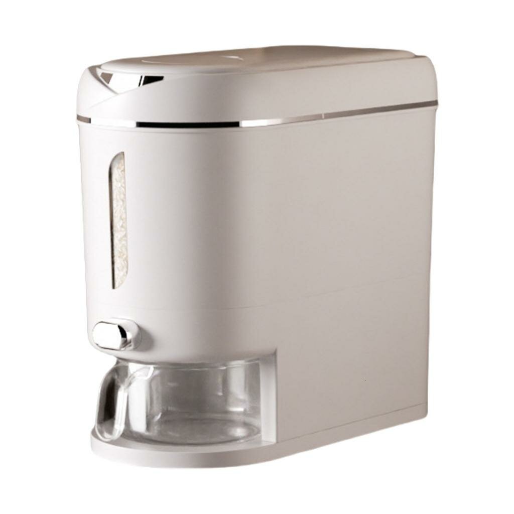 Контейнер для хранения риса, Серый - 10 кошечек