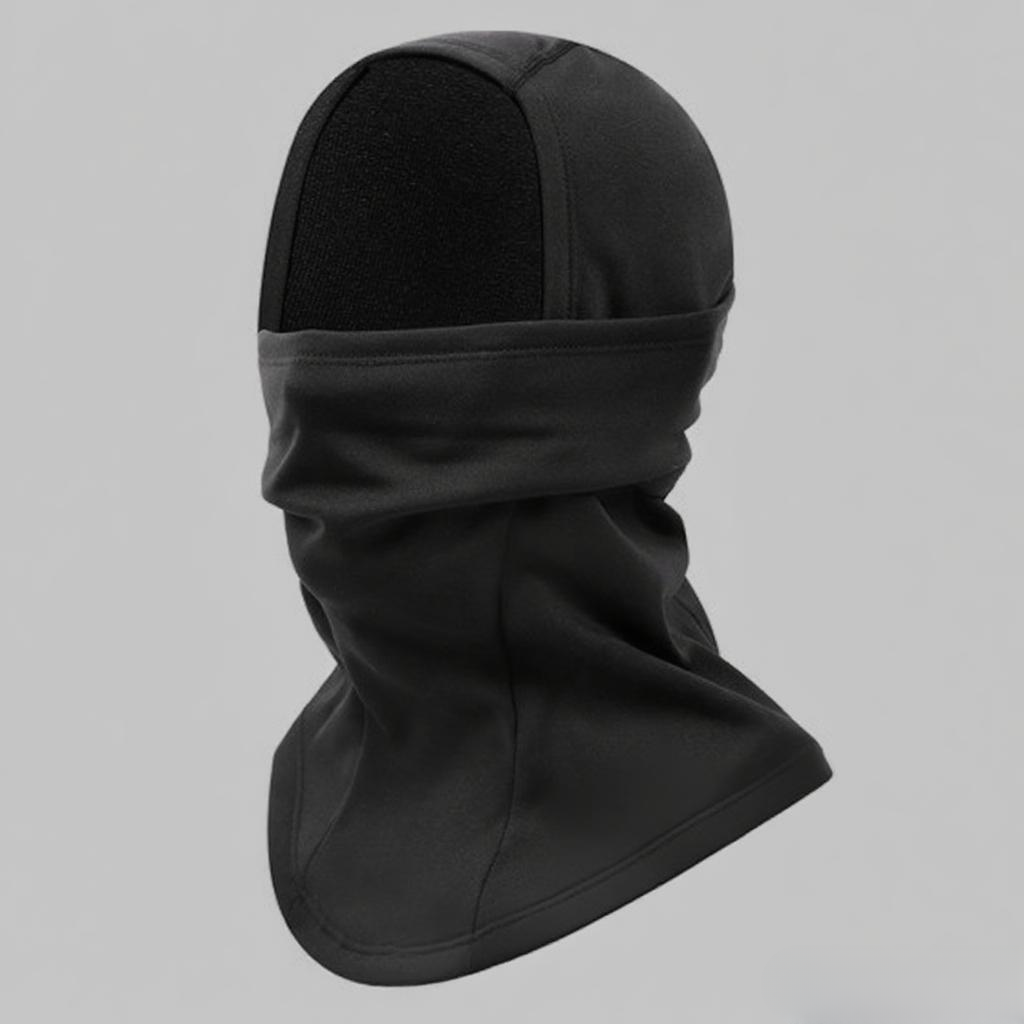 Маска для лица для зимнего велосипеда Thermal Fleece Bike Mask Ski Snowboard Shield Hat Balaclava Hood Full Face Mask, черный, кожа, серый, Stretch fleece fabrics, универсальный размер, 400*270мм, 76г, 1шт