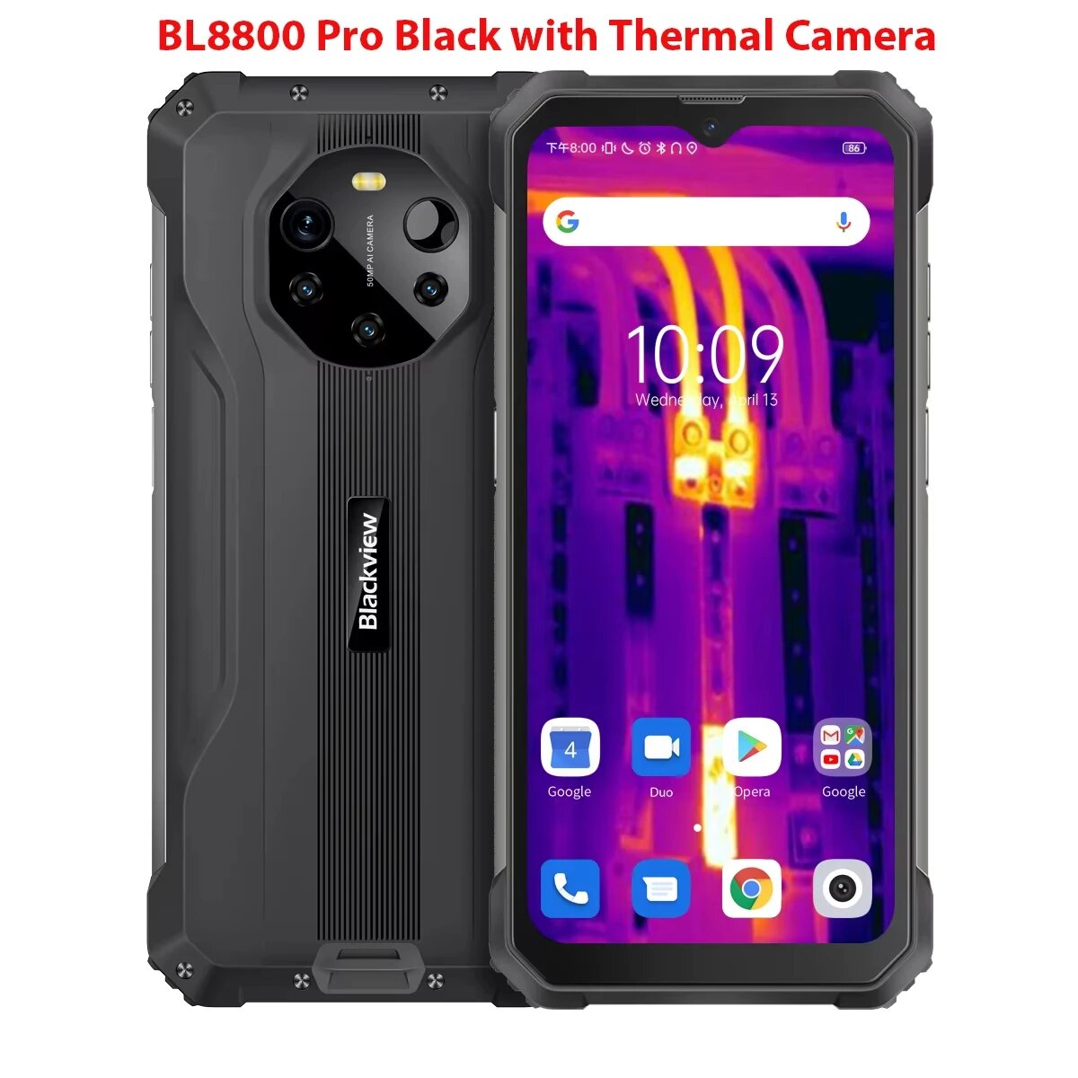 Смартфон Blackview BL8800 Pro, 8/128ГБ, global