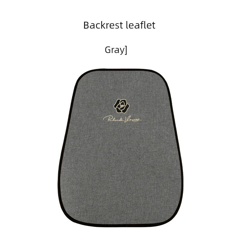 Простая накидка на автомобильное сиденье, подходит для всех сезонов, цельная накидка из льна и хлопка, подушка для