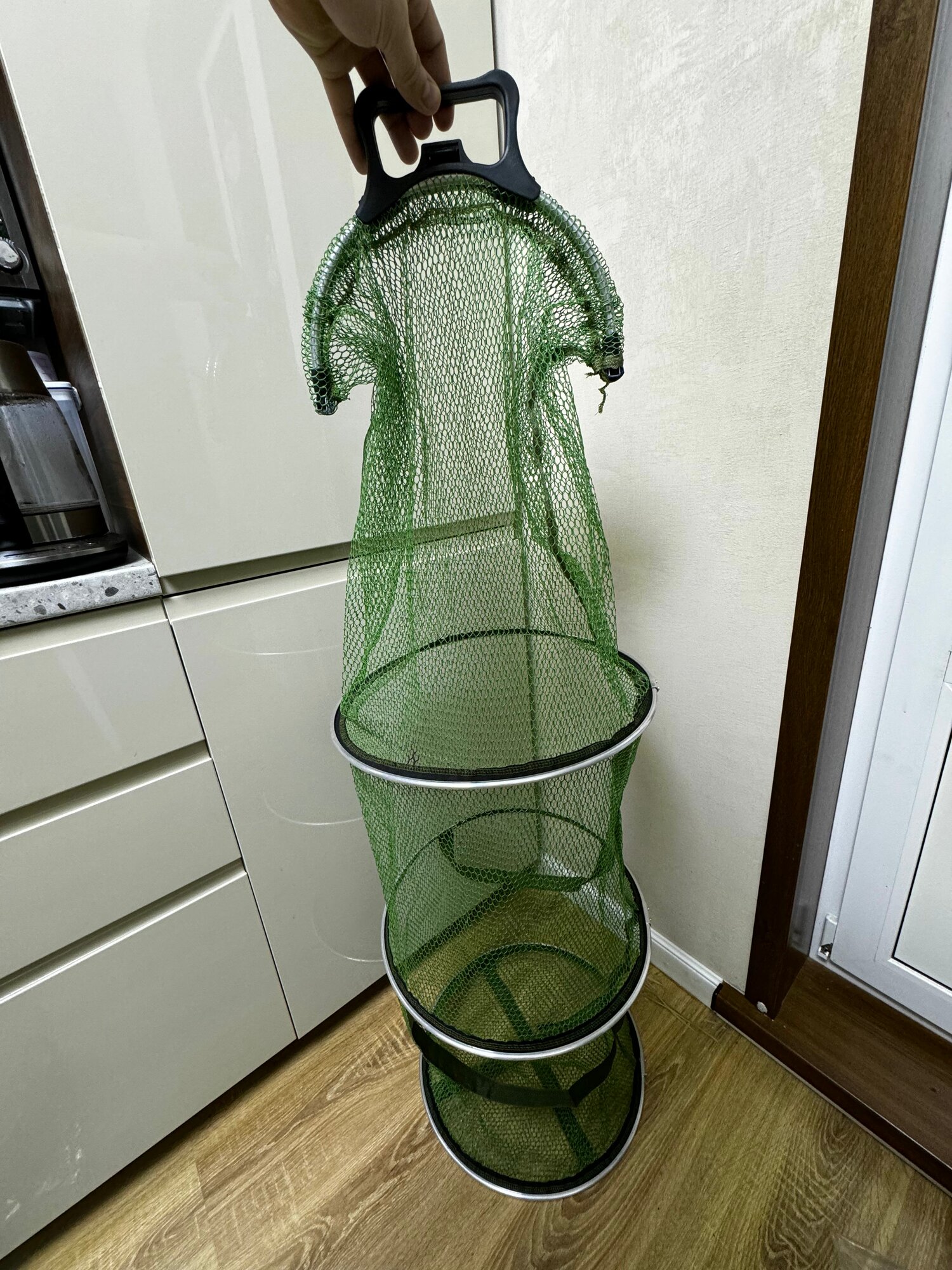 Садок для рыбалки; 180 см; Садок рыболовный; Каркас из металла