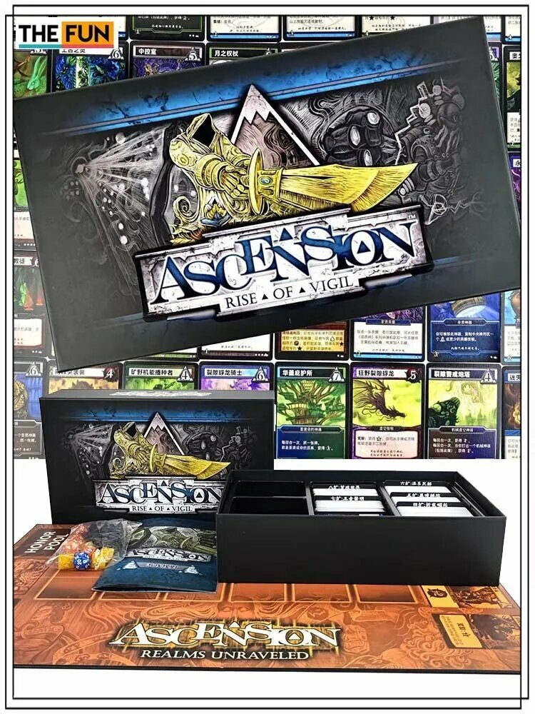 Настольная карточная игра Настольная Ascension Rise Of Vigil Игра (китайский) Новая версия игры