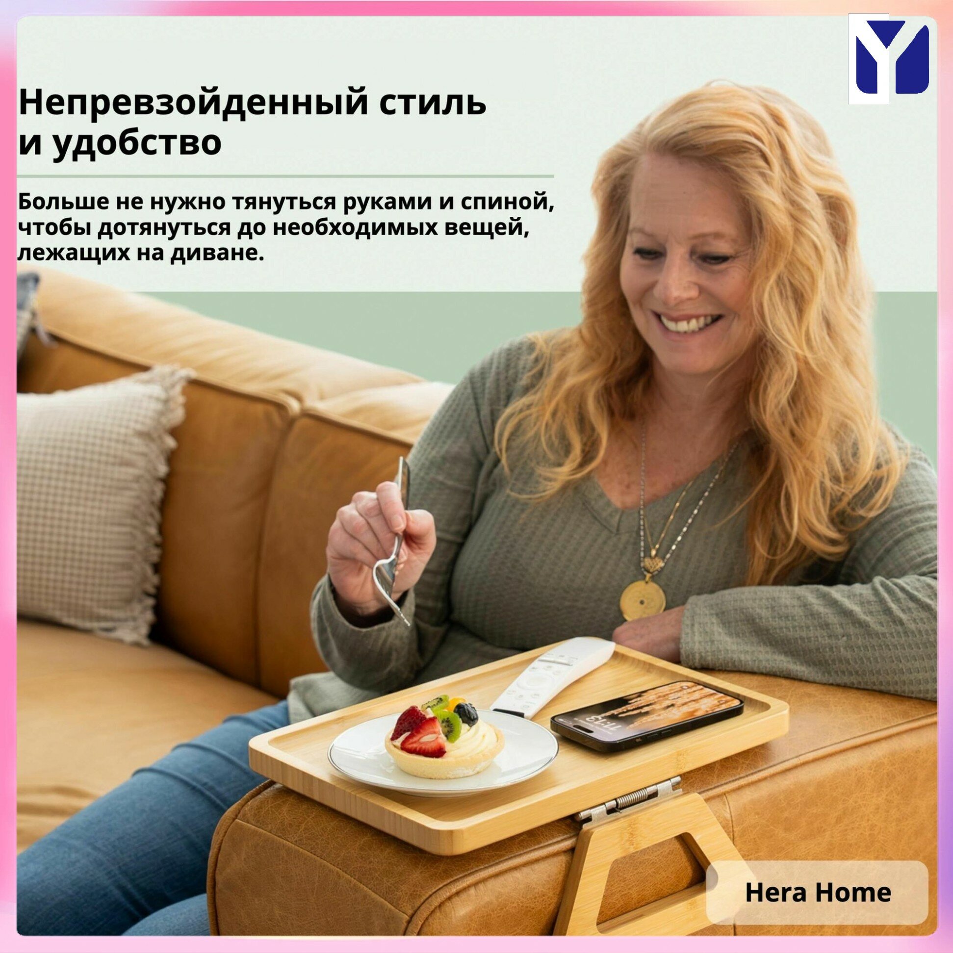 Полка настенная квадратная из ЛДСП, 35x35x10 см, для гостиной и прихожей — фото 1