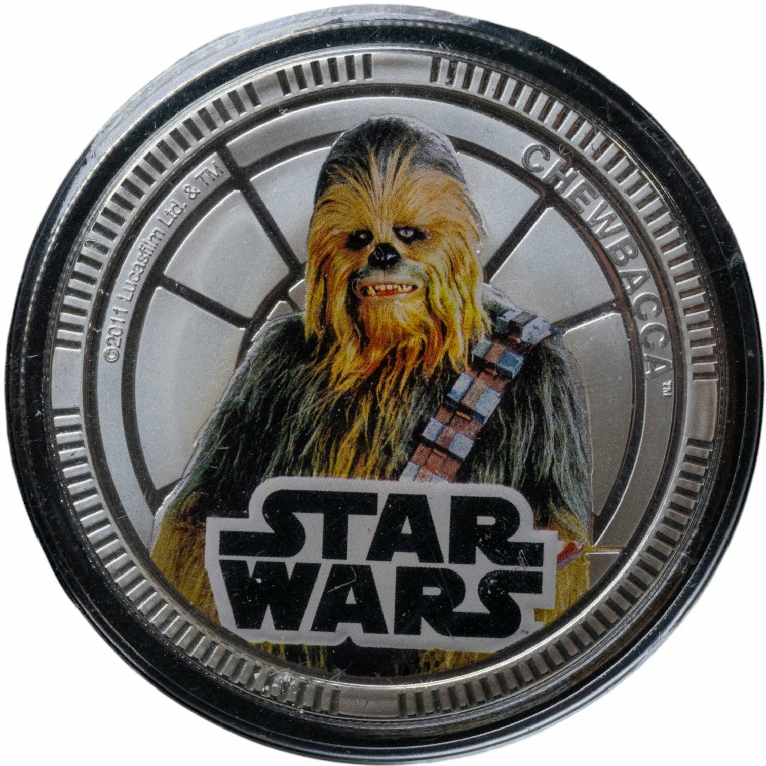 Остров Ниуэ 1 доллар 2011 "Звездные войны - Чубакка", Мельхиор медь-никель, в сохранности BUNC