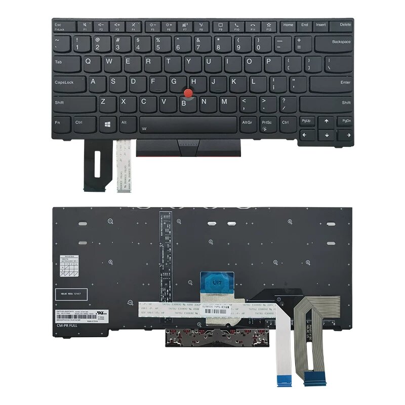 Подходит для Lenovo E14 R14 E15 T14 T15 L14 L15 T14S p14s клавиатура S3 GEN2 Нет_Клавиатура T14 p14s с подсветкой и