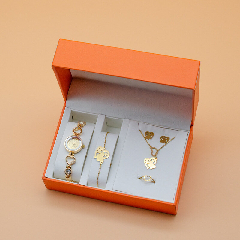 Набор подарков для женщин на заказ для клиентов, ювелирный магазин из нержавеющей стали, практичный бизнес-сувенирный набор