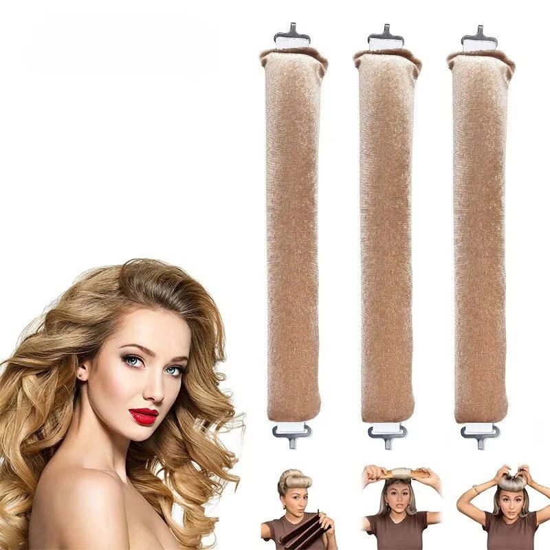 Мягкие гибкие бигуди для волос 3 шт. qk 3Pcs